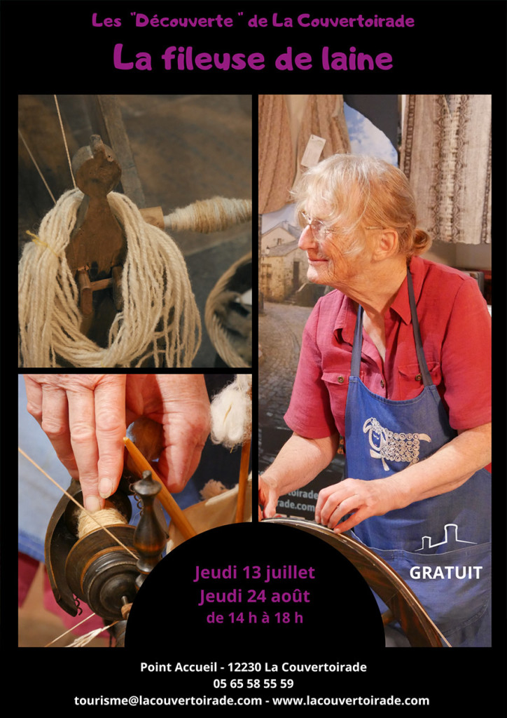 Prochains Événements – Fileuse de Laine – La Couvertoirade